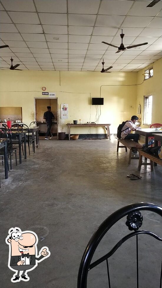 Menu at B.B.K. College Canteen, India