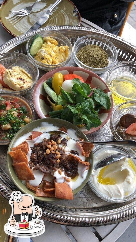 Menu at Beit el Zaytoun restaurant, London