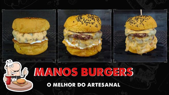 Menu em Manos Burgers restaurante, Manaus