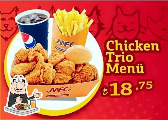 Menu at Master Fried Chicken, Mersin, Hüseyin Okan Merzeci Blv.