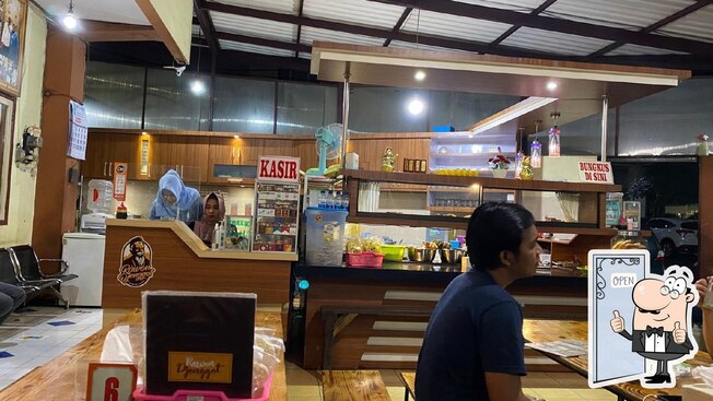 Menu at Warung Citra restaurant, Malang