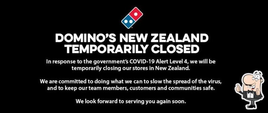 Menu at Domino's Pizza Water Street restaurant, Whangarei