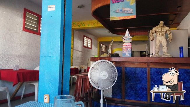 Menu at El Sureño restaurant, San Miguel de Cozumel