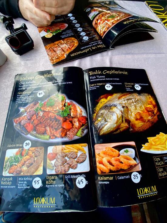 Speisekarte von LOKKUM RESTAURANT, Yeni İskele