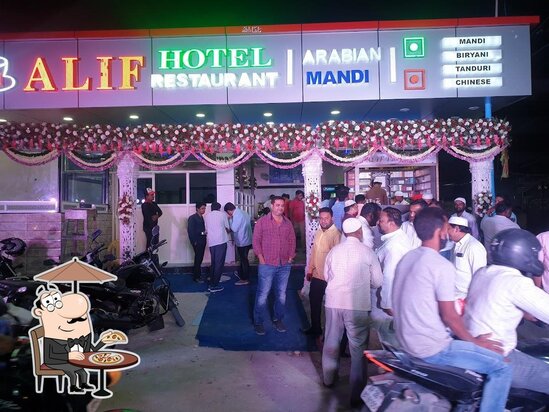 Menu at Alif hotel and restaurant, Hyderabad