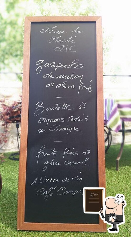 Menu at Les Secrets de Celine restaurant, Lézan