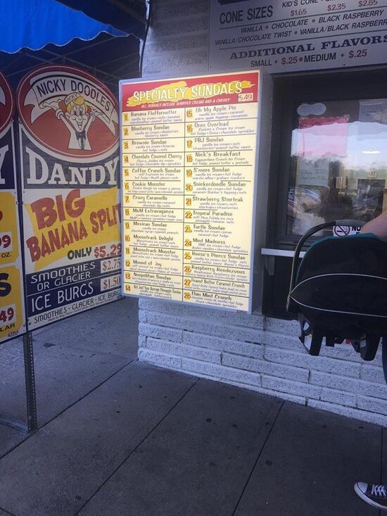 Menu at Nicky Doodles fast food, New Hartford, 54 New Hartford Shopping ...