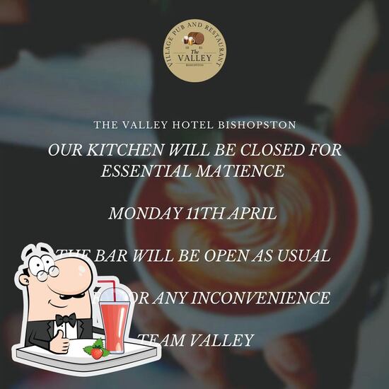 Menu at The Valley pub & bar, Southgate