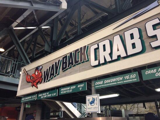 Menu at Way Back Crab Shack restaurant, Seattle