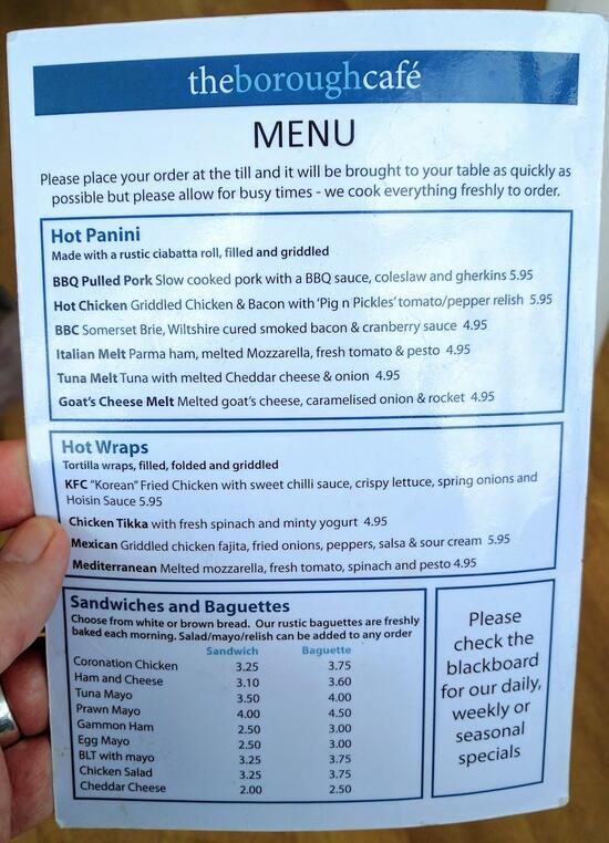 The Borough Café in Downton - Restaurant reviews
