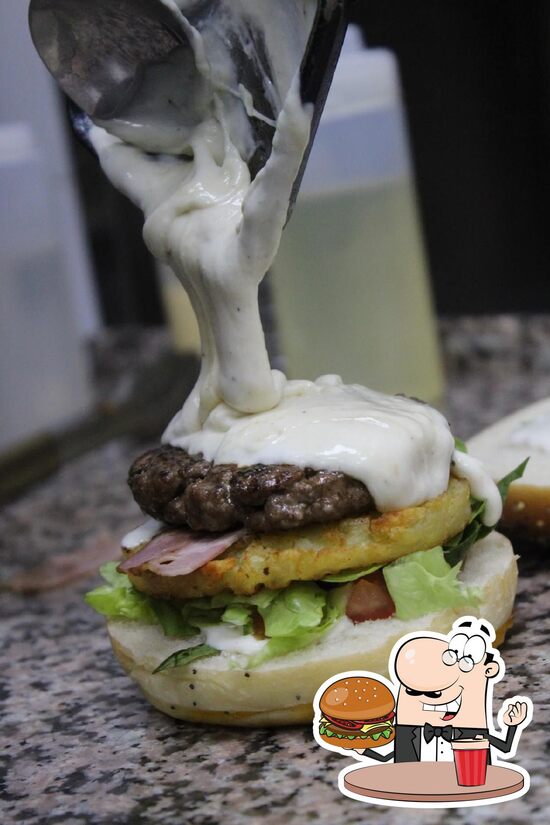 Menu at V'Burger restaurant, Vaulx-en-Velin