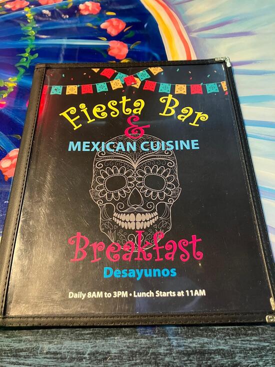 Menu at Fiesta Bar & Mexican Cuisine, Anderson