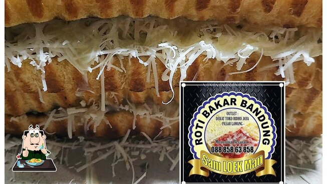Carta del restaurante Roti Bakar Bandung Sam LOEK Man, Mulyoarjo