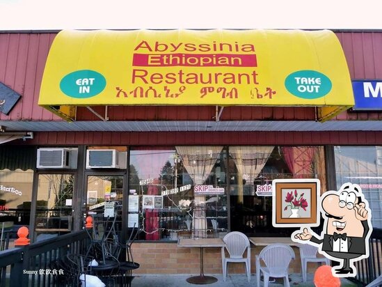 Menu at Abyssinia Restaurant, Burnaby