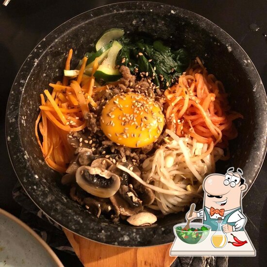Menu au 단골 DANGOL restaurant, Francfort