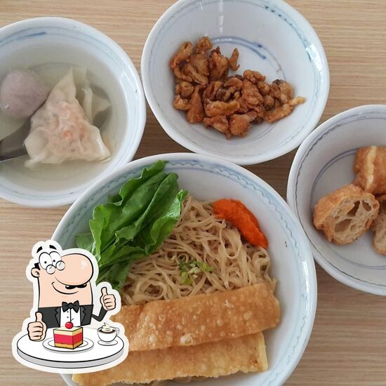 Menu at Bakmi Bahagia Baru, South Jakarta