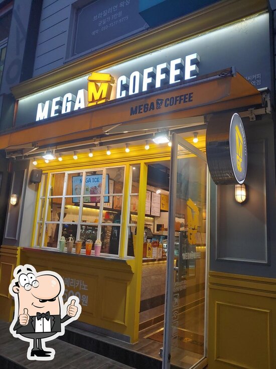 Menu at Mega Coffee, Seoul, Namyeong-dong