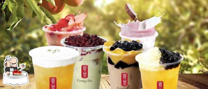 Menu at Gong Cha 贡茶, Auckland, Westfield Manukau City