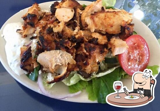 Menu at Plaka Greek Cafe, Georgetown