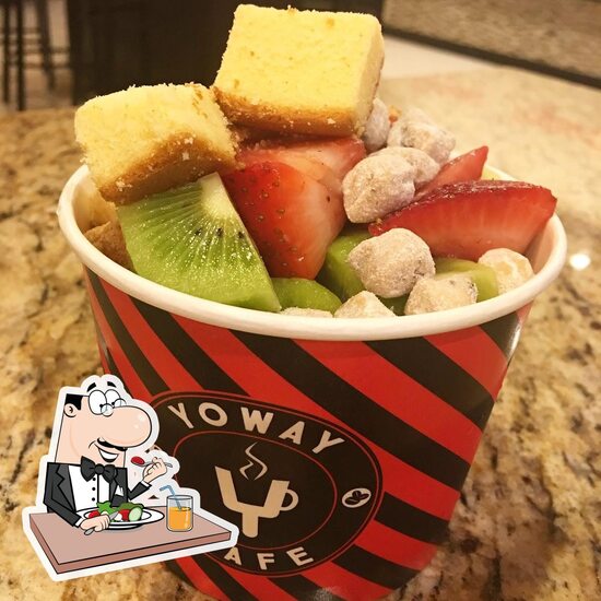 Menu at Yoway Cafe & Frozen Yogurt, Worcester