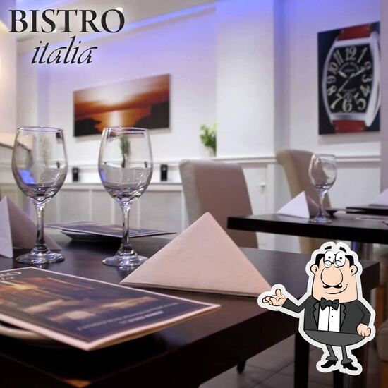 Menu at Bistro Italia restaurant, Poulton-le-Fylde