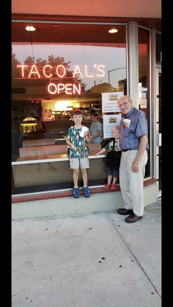 Menu at TACO AL'S restaurant, Topeka, SW 6th Ave