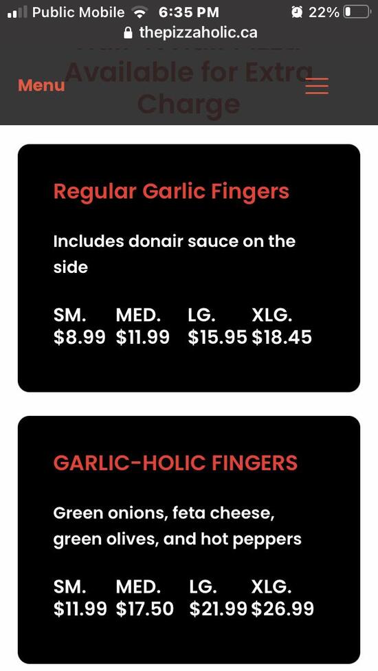 Pizzaholic in Wolfville - Restaurant reviews