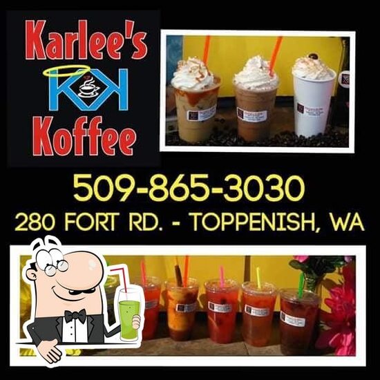 Menu at Karlee's Koffee cafe, Toppenish, 171-279 Fort Rd