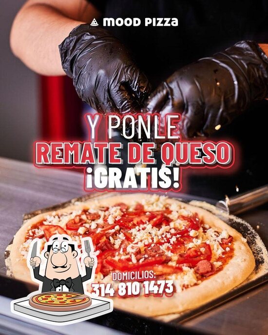Carta de pizzería Mood Pizza, Cali