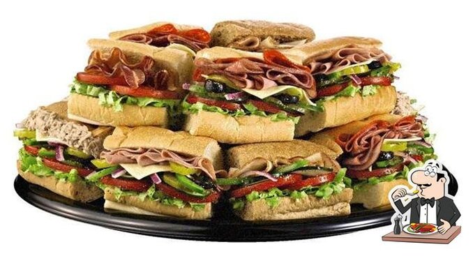 Menu at Subway fast food, Vancouver, Robson St Suite 3