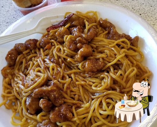 Menu at Mark Pi's Express restaurant, Fishers, Allisonville Rd