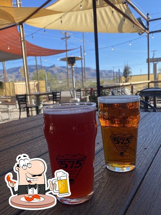 Menu at 575 Brewing Company pub & bar, Alamogordo