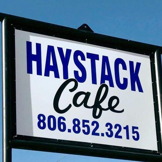 Menu at Haystack Cafe, Higgins