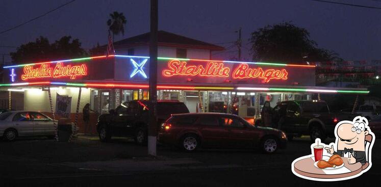 Menu at Starlite Burger fast food, McAllen, 820 N 23rd St