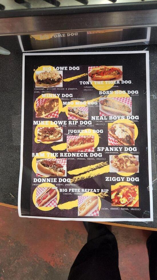 Menu at Dag On Country Store LLC pub & bar, Reidsville