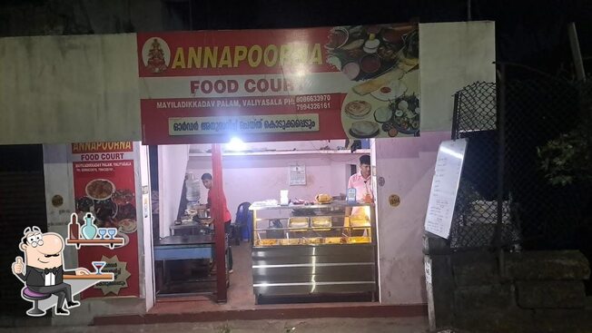 Annapoorna Food Court, Thiruvananthapuram - Restaurant menu, prices and ...