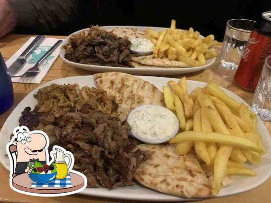 Menu at Mythos Gyros Bar, Oakleigh