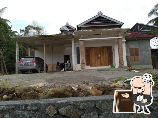 Menu at Gedung putih cafe, Topoyo