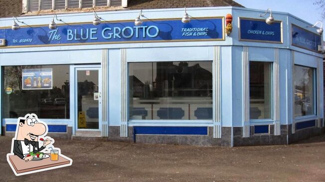Menu at The Blue Grotto restaurant, Dundee