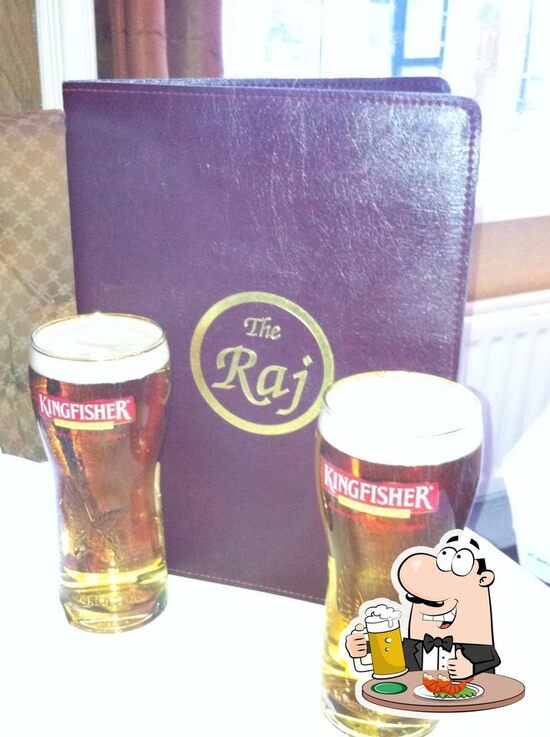 Menu at The Raj restaurant, South Shields