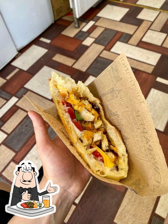 Menu at FastFood fast food, Russia, 35К-003