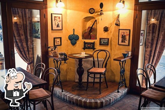 Menu at Cafe Hell, Chrudim