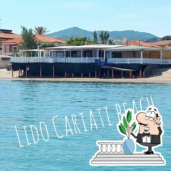 Menu at Lido Cariati Beach restaurant, Cariati, Via Friuli Venezia Giulia