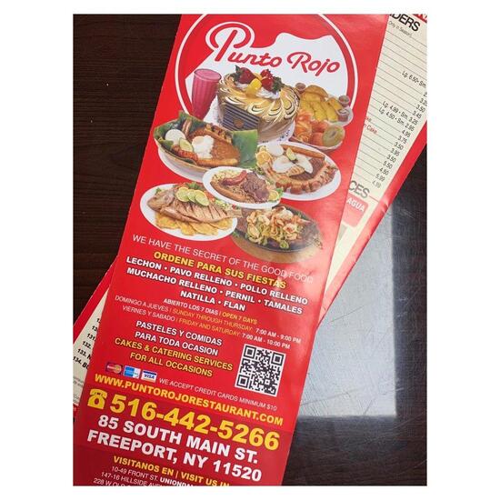 Punto Rojo in Freeport - Restaurant menu and reviews