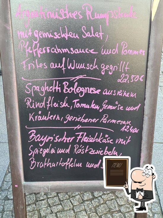 Speisekarte von Restaurant Nolle, Berlin