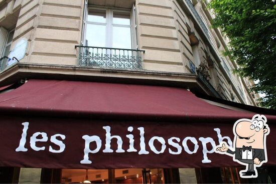 Menu at Les Philosophes restaurant, Paris, 28 Rue Vieille-du-Temple