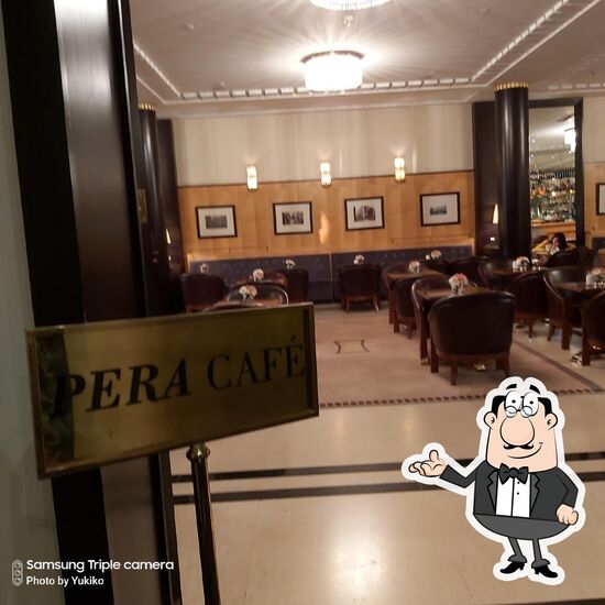 Menu at Pera Museum Cafe, Istanbul, Mesrutiyet Caddesi No. 65