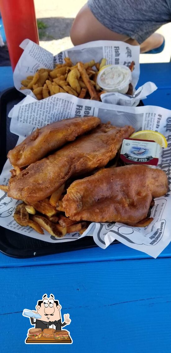 Menu at Hoss's Fish 'n' Chips restaurant, Summerside