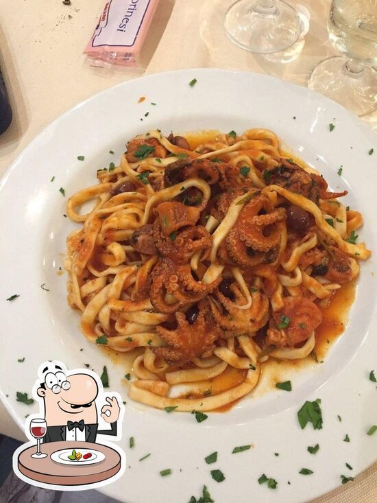 Menu at La Medusa restaurant, Turin