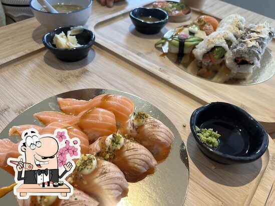 Menu at Sushi Mafia restaurant, Gothenburg
